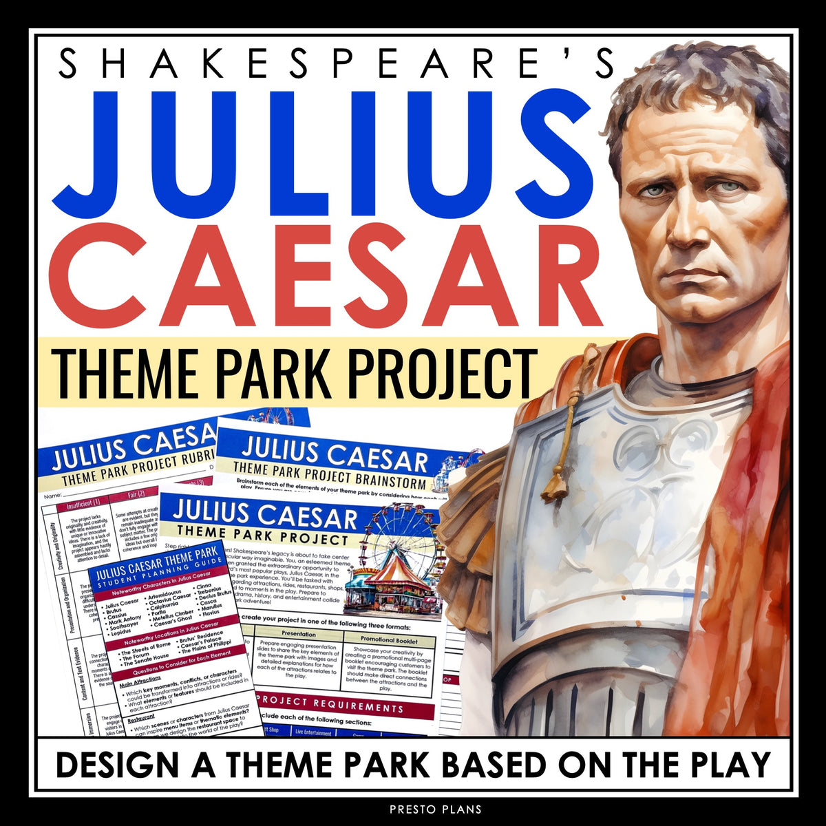 Julius Caesar Project - Create a Caesar Theme Park Based on Shakespear ...