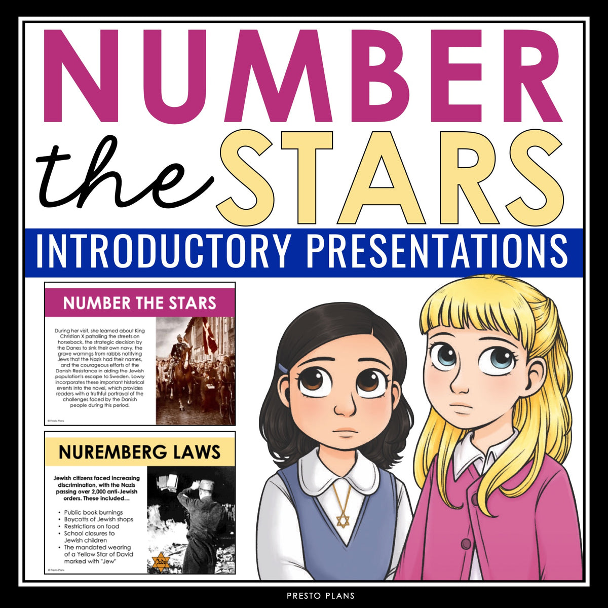 Number the Stars Introduction Presentation - Novel Introduction & Cont ...