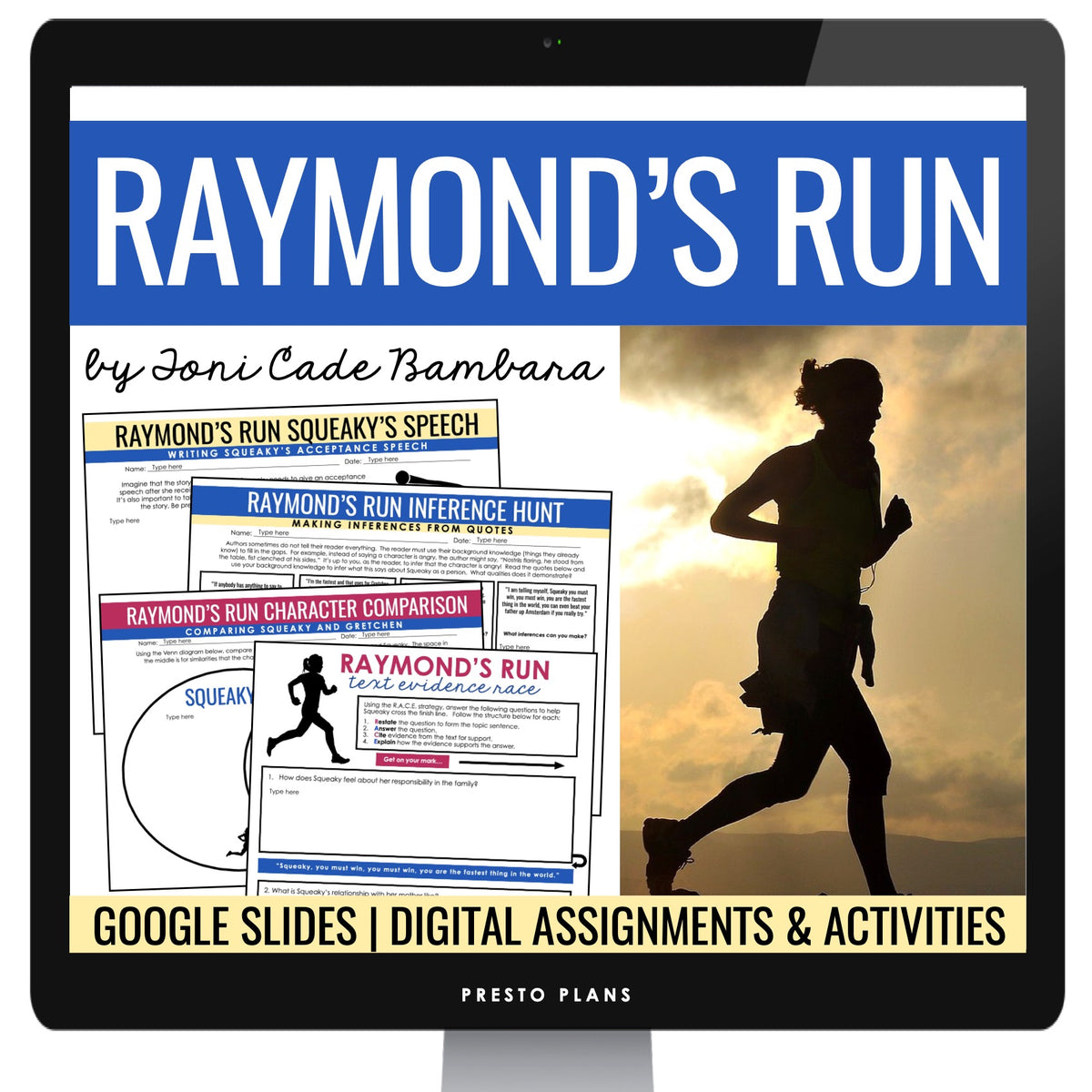 Raymond's Run by Toni Cade Bambara - Digital Short Story Slides Assign ...