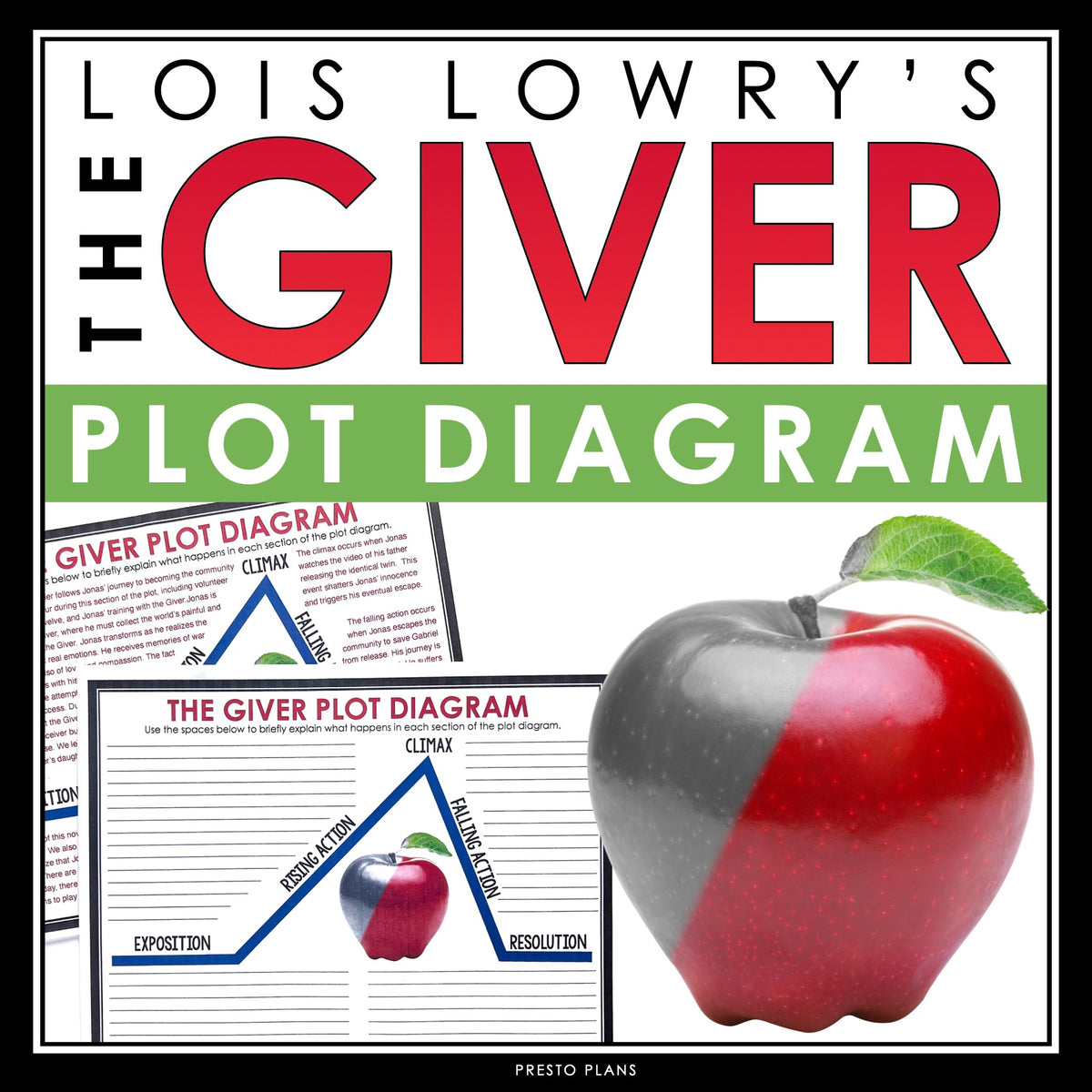 The Giver Plot Diagram Assignment - Analyzing Plot Structure – Presto Plans