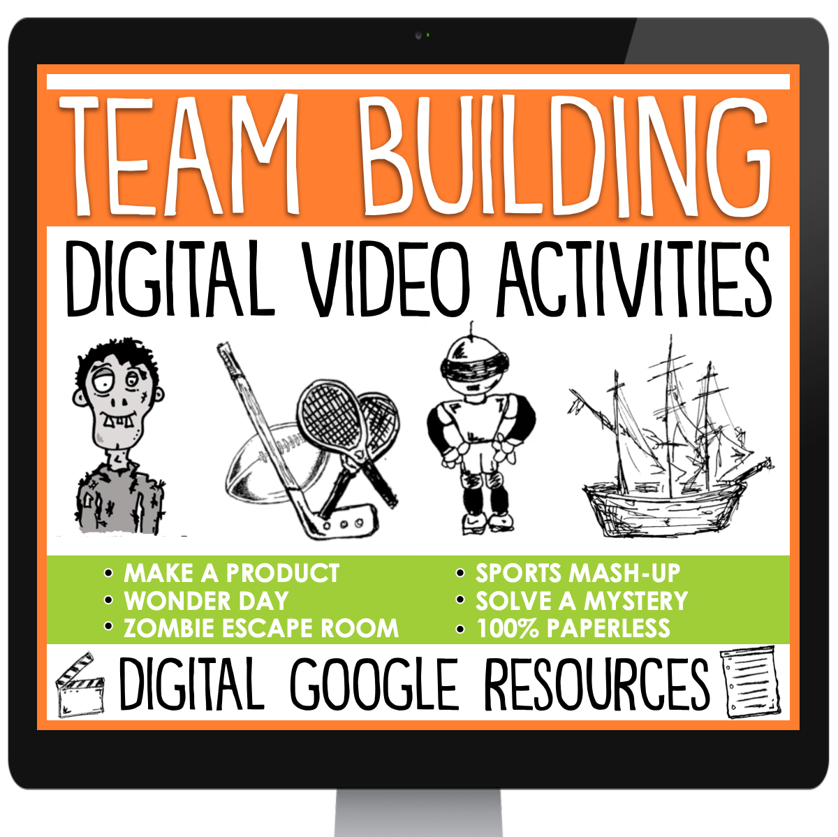 Team Building Activities - Back to School Videos & Assignments Digital ...
