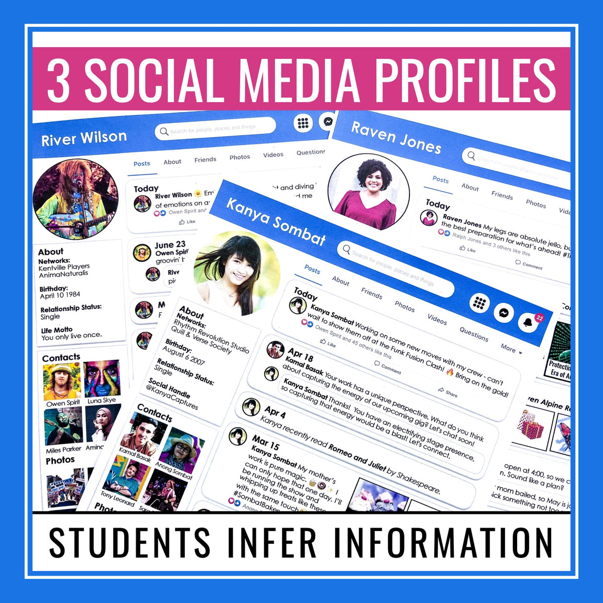 Inference Activity - Making Inferences on Social Media Reading Assignm ...