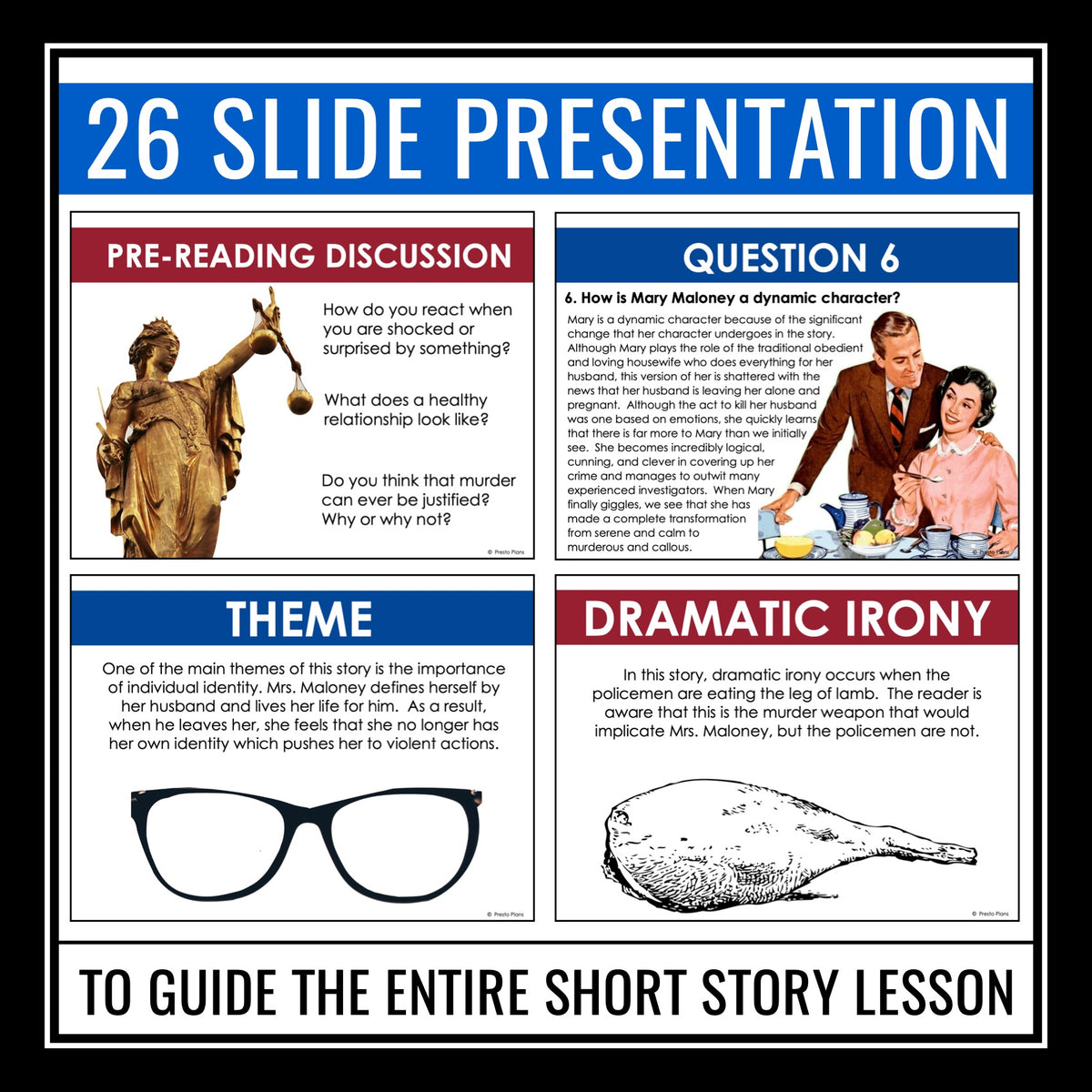 Lamb to the Slaughter by Roald Dahl - Short Story Unit Activities & As ...