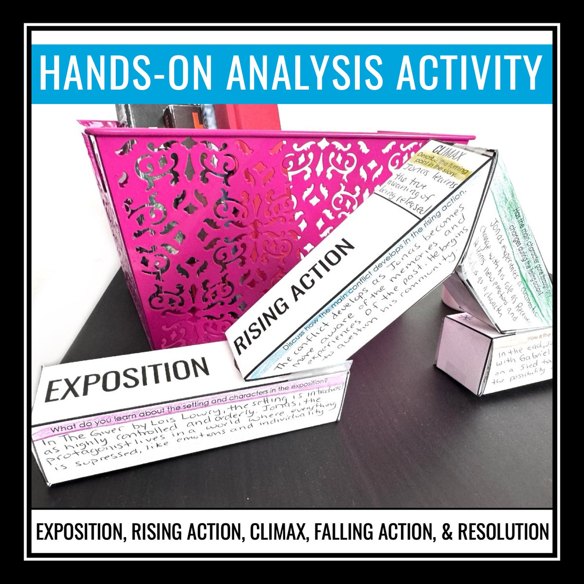 Plot Diagram Activity - 3D Plot Elements Craft For Any Novel or Short ...