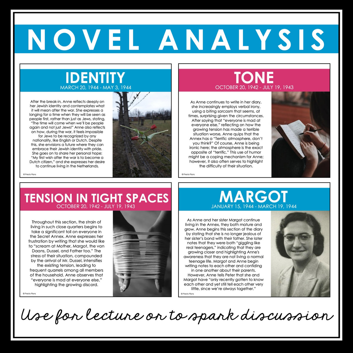 Anne Frank The Diary of a Young Girl Analysis Notes - Analyzing Litera ...