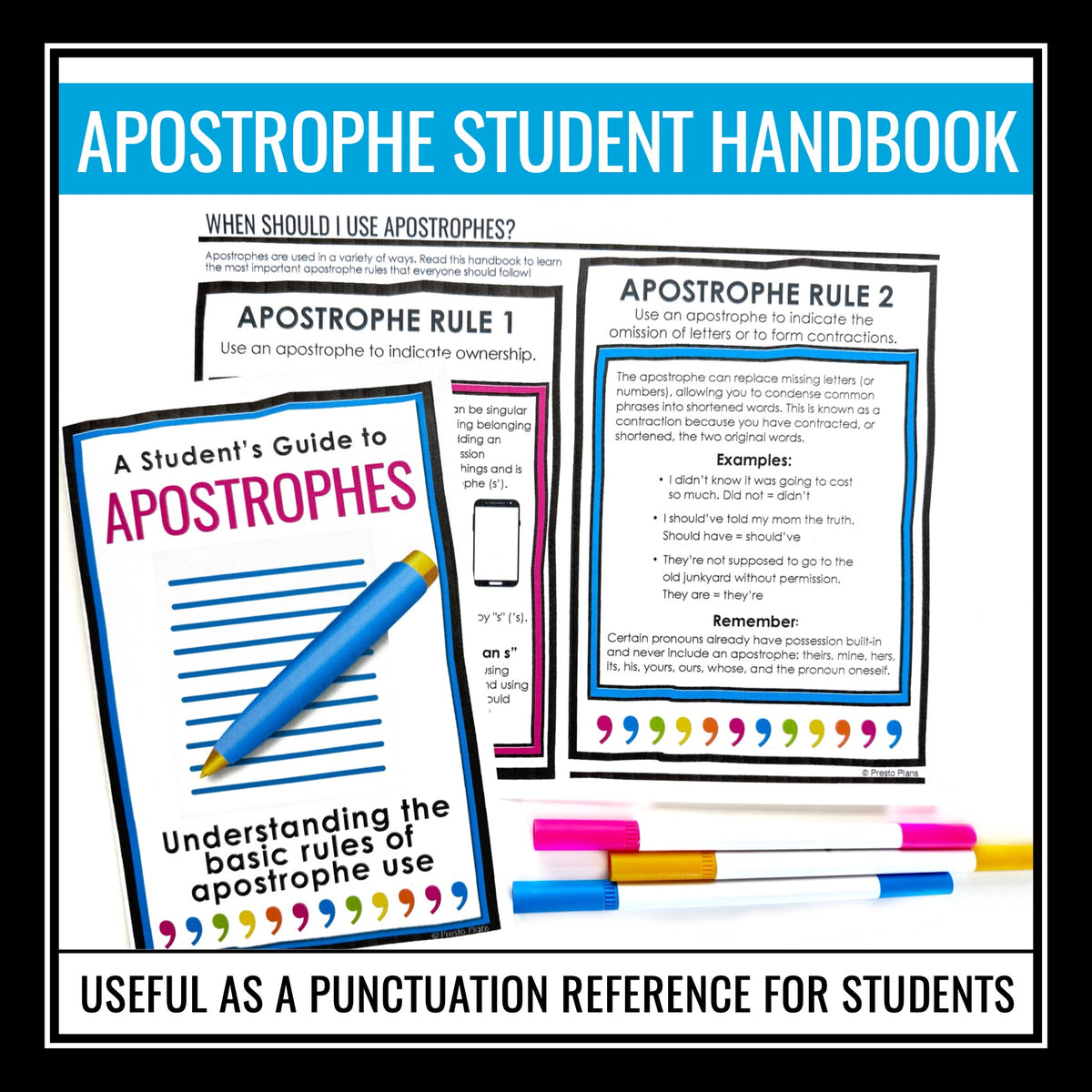 Apostrophes Escape Room Punctuation Digital Activity, Google Slides, a ...