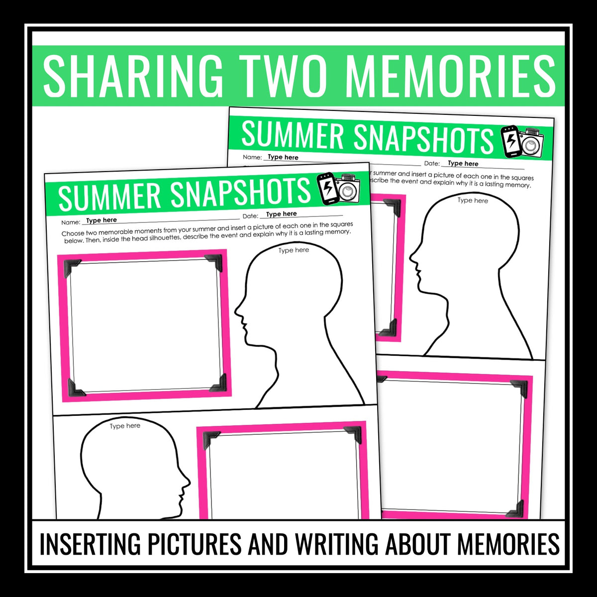 Back to School Activity - Summer Reflection Get to Know You Digital As ...