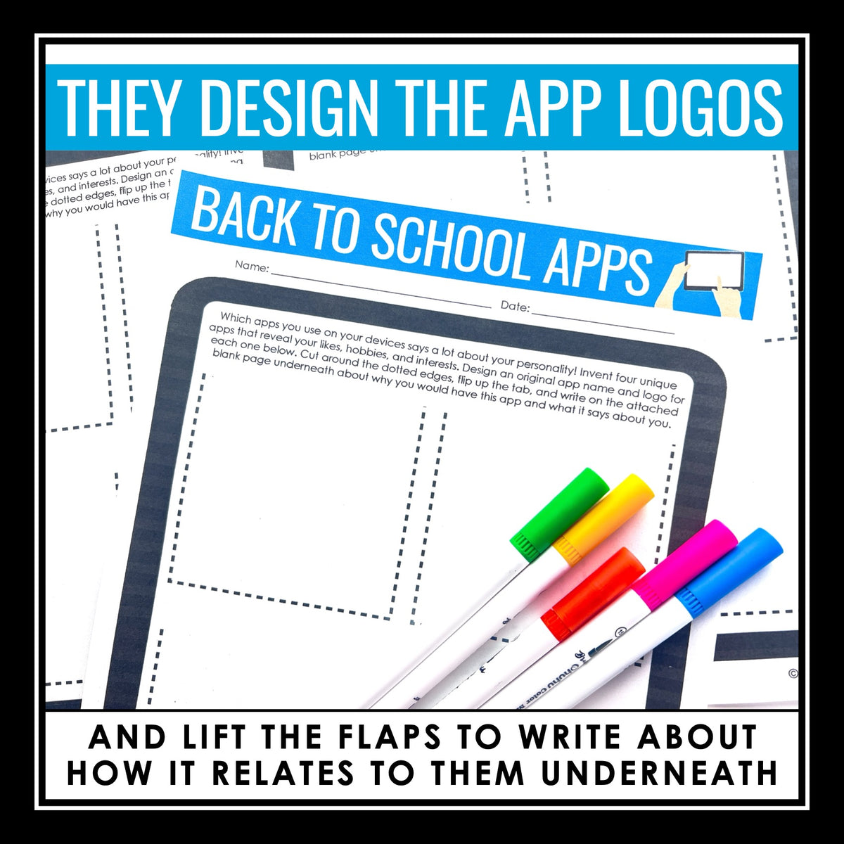 Back to School Activity - Designing an App Get to Know You Creative As ...
