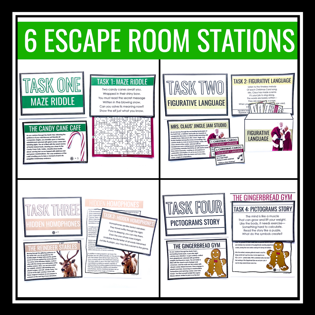 Christmas Escape Room Winter Holiday Team Builder - Escape the North P ...