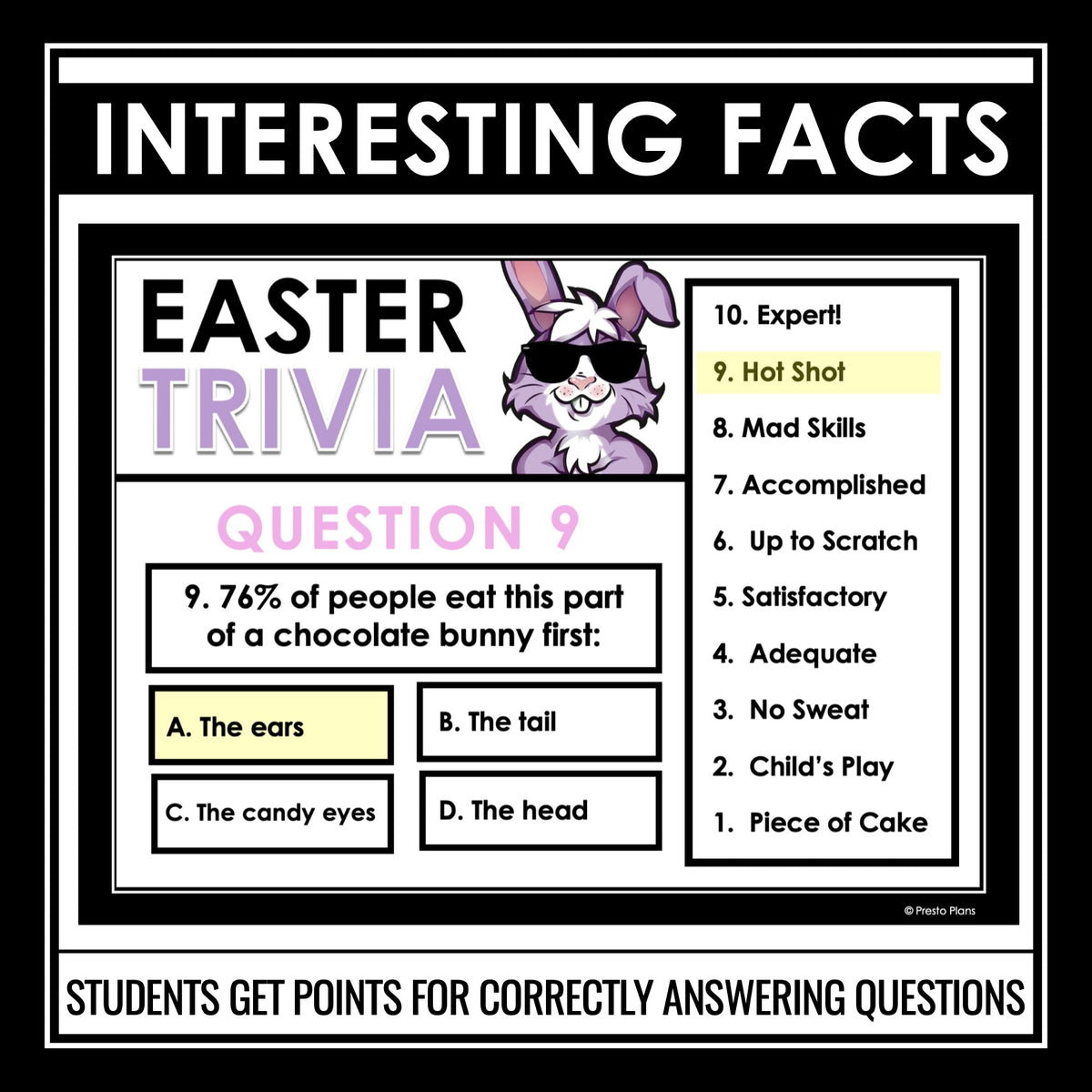 Easter Trivia Game - Easter Classroom Competition Interactive Holiday ...