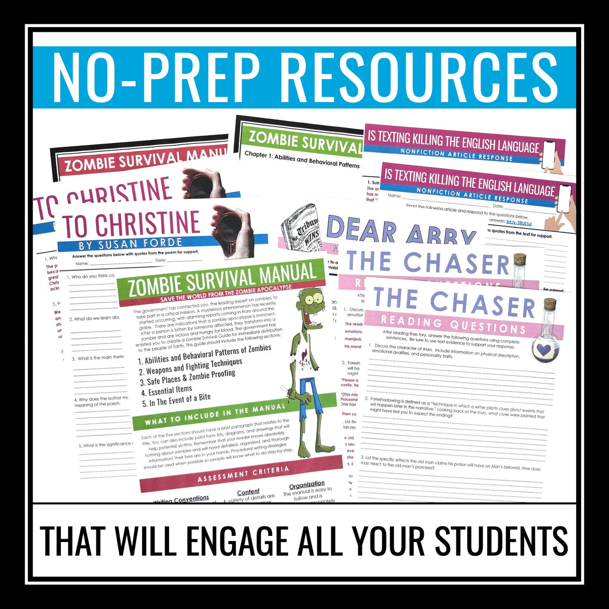 Emergency Lesson Plans - Middle and High English - Poetry, Reading, an ...