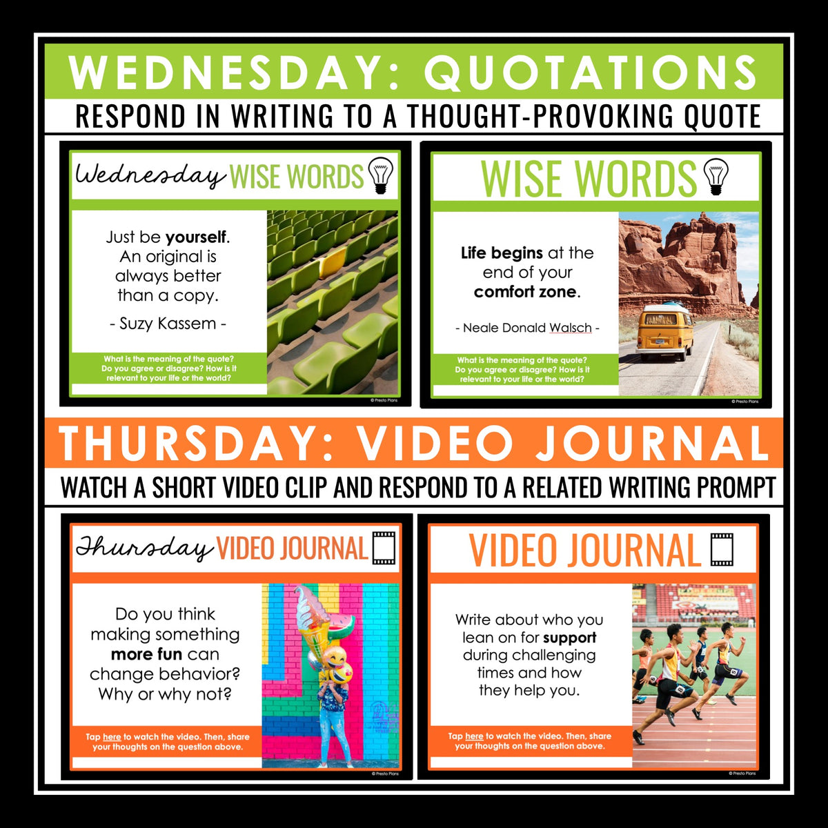 English Bell Ringers - Lit Terms, Prompts, Writing - Digital Print Bun ...