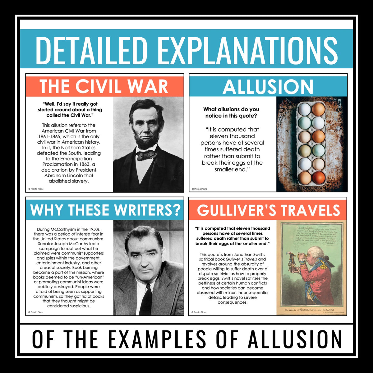 Fahrenheit 451 by Ray Bradbury - Allusion in the Novel Presentation Le ...