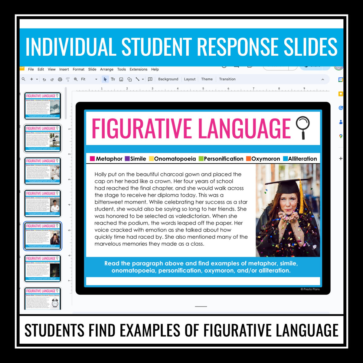 Figurative Language Bell Ringers and Tasks - Literary Devices Digital ...