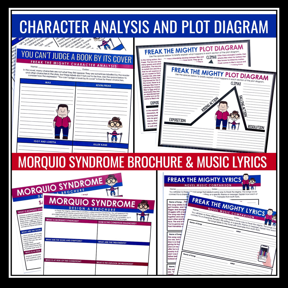 Freak the Mighty Activity Bundle - Creative Activities and Novel Assig ...