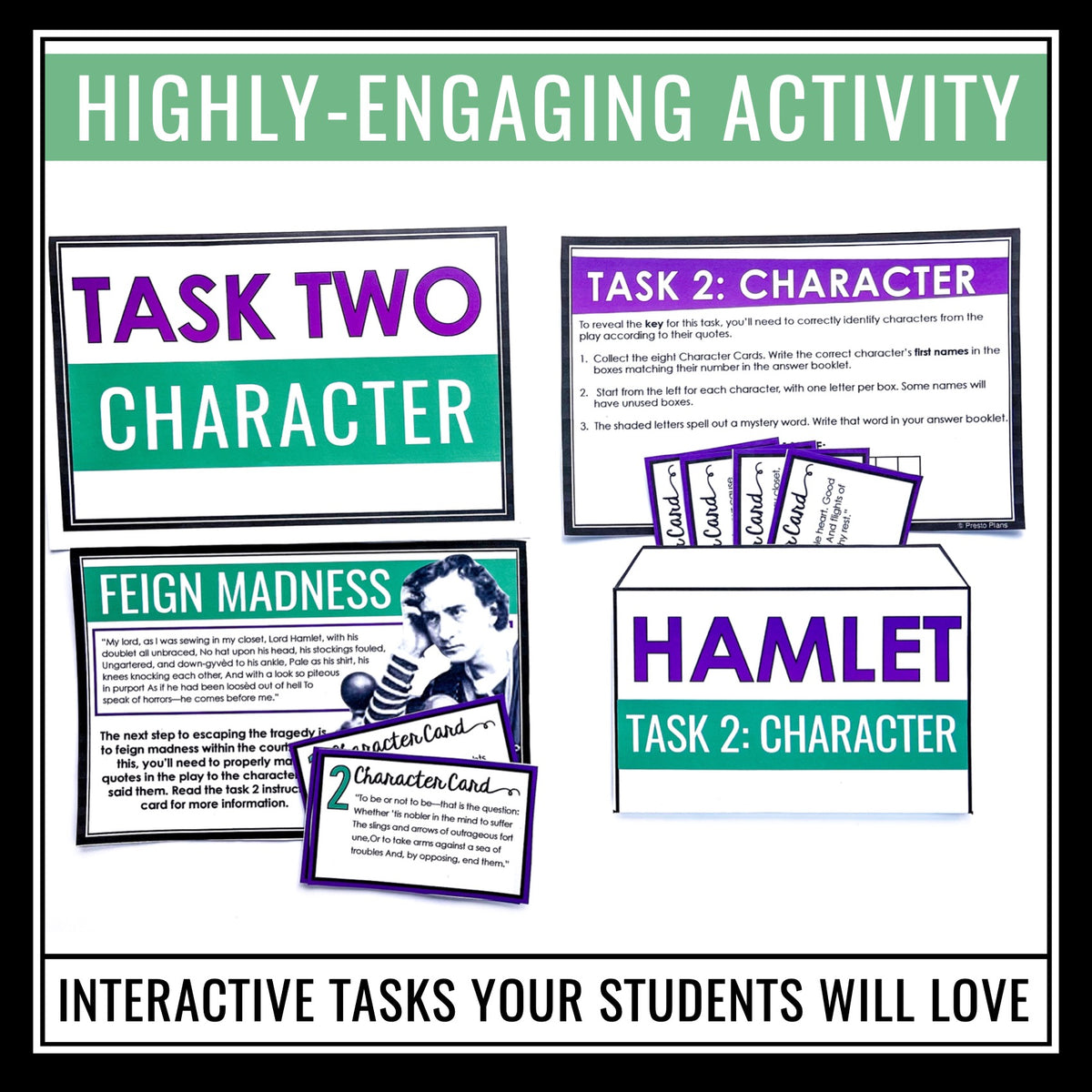 Hamlet Escape Room Activity - Breakout Review Game for Shakespeare's P ...