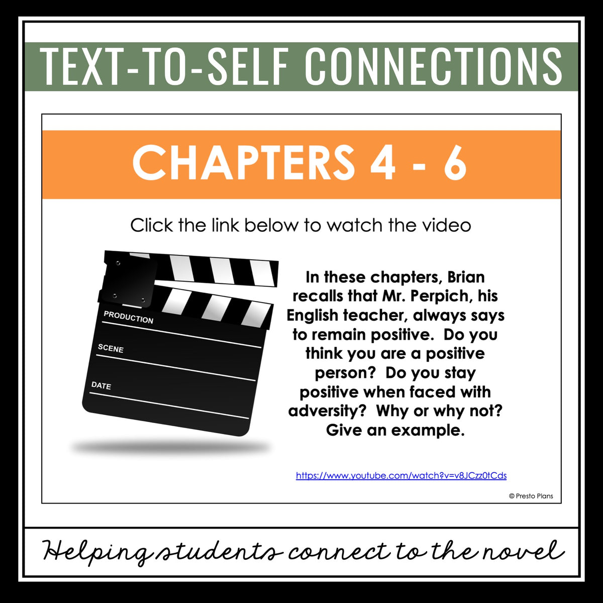 Hatchet by Gary Paulsen Writing Prompts - Video Clips and Journal Writ ...