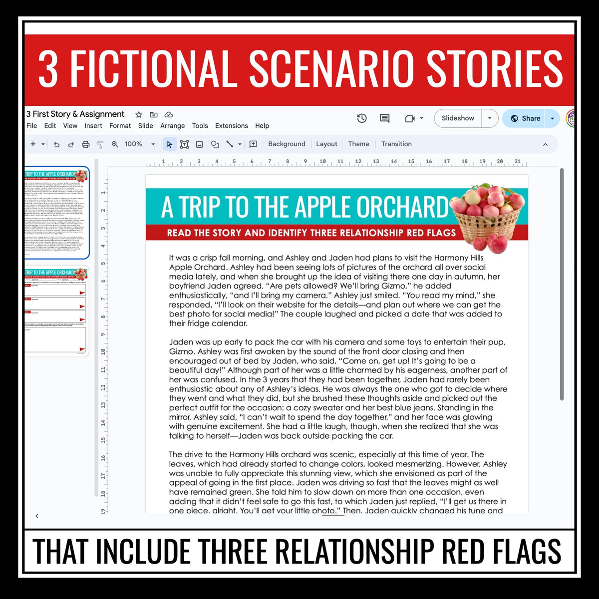Healthy Relationships SEL Lesson & Red Flags Activity - Digital Health ...