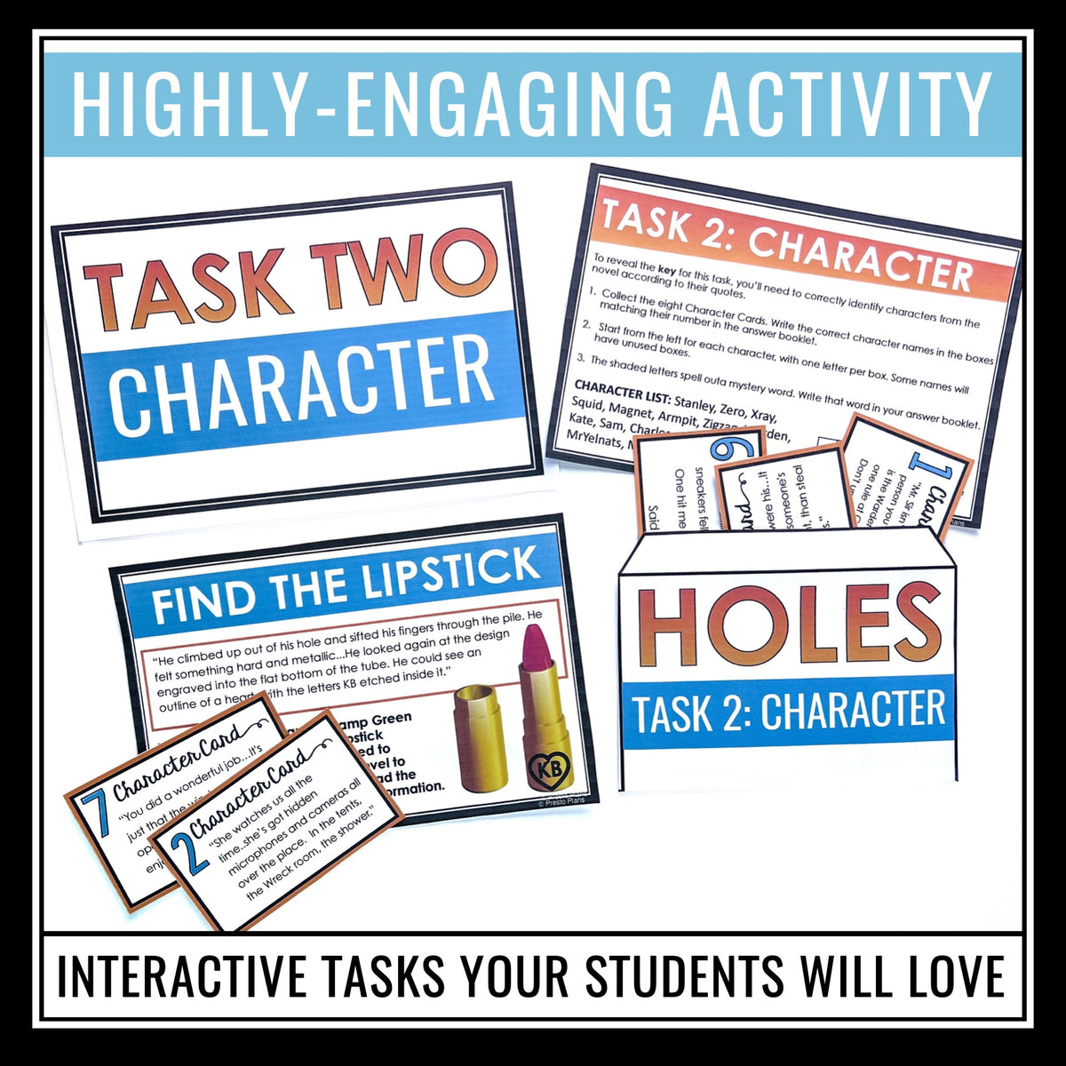 Holes Escape Room Novel Activity - Breakout Review for Louis Sachar's ...