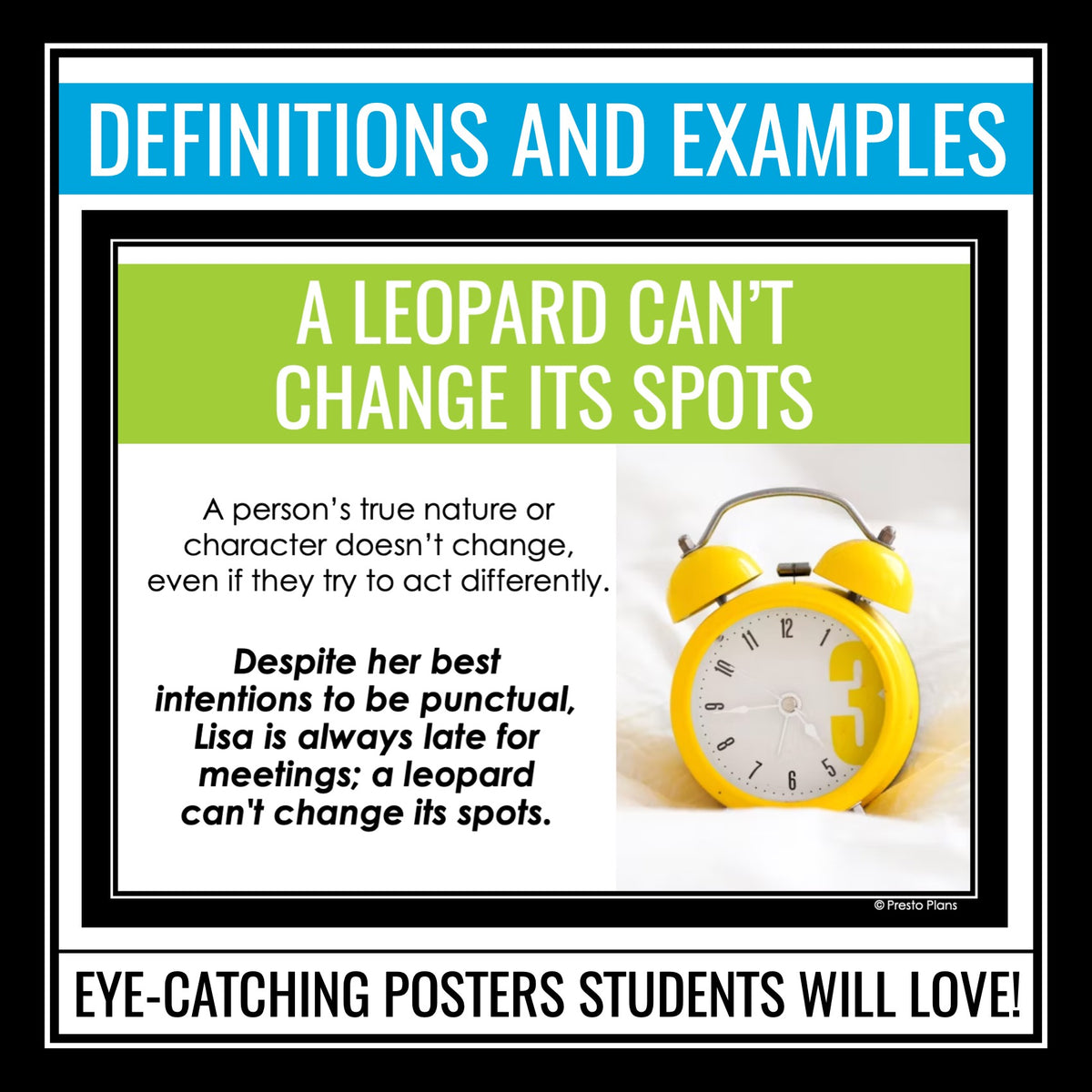 Idiom of the Week Posters - Classroom Bulletin Board Decor Idiomatic E ...