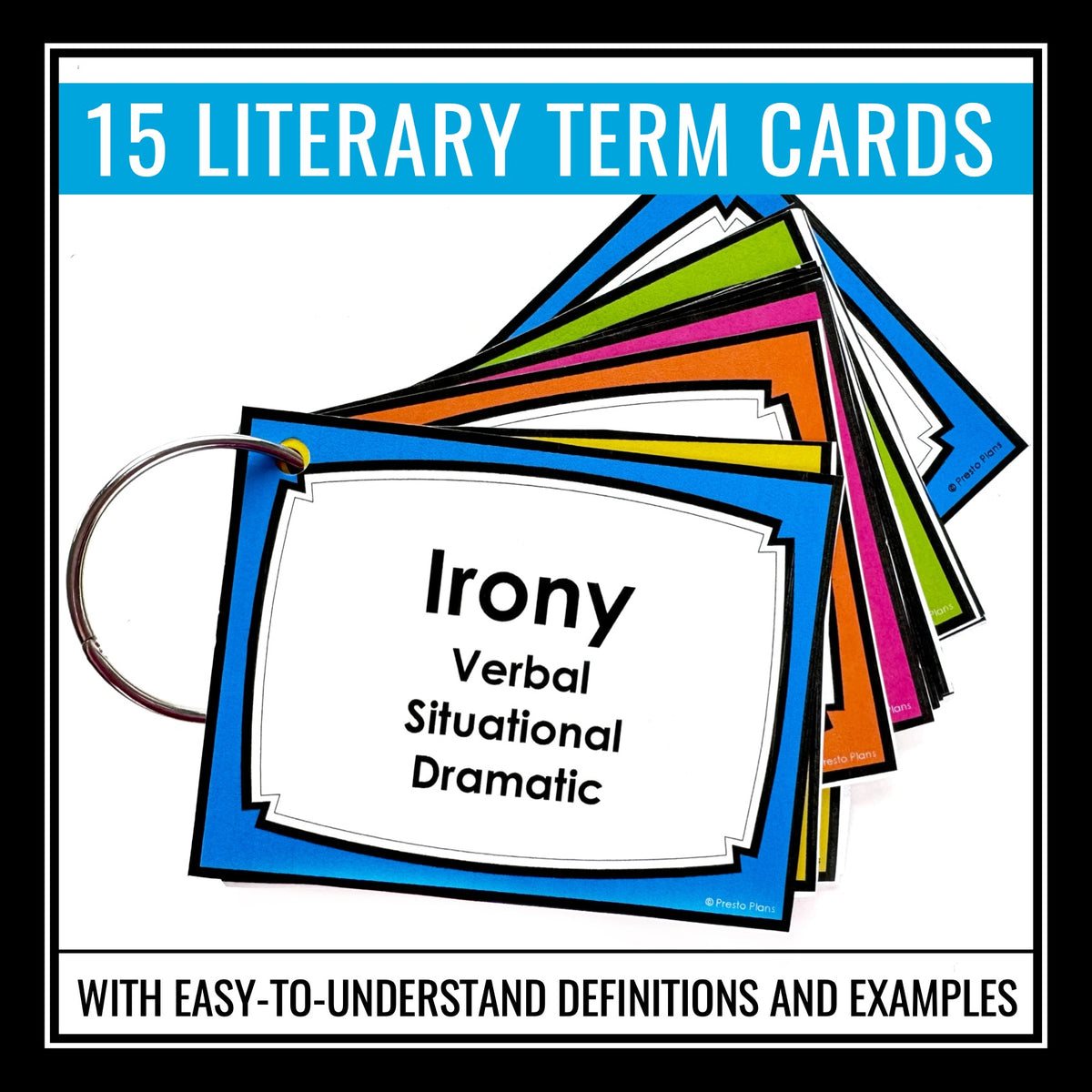 Story Elements and Literary Devices Review Flash Cards and Quiz ...