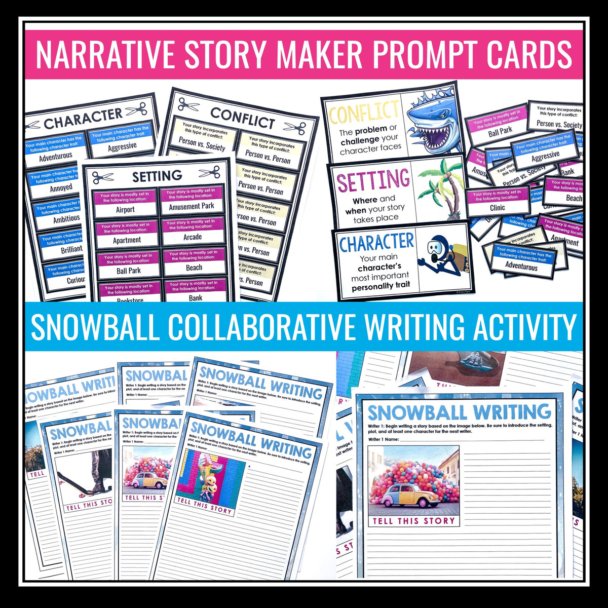 Narrative Writing Activities and Assignments - Creative Writing Resour ...