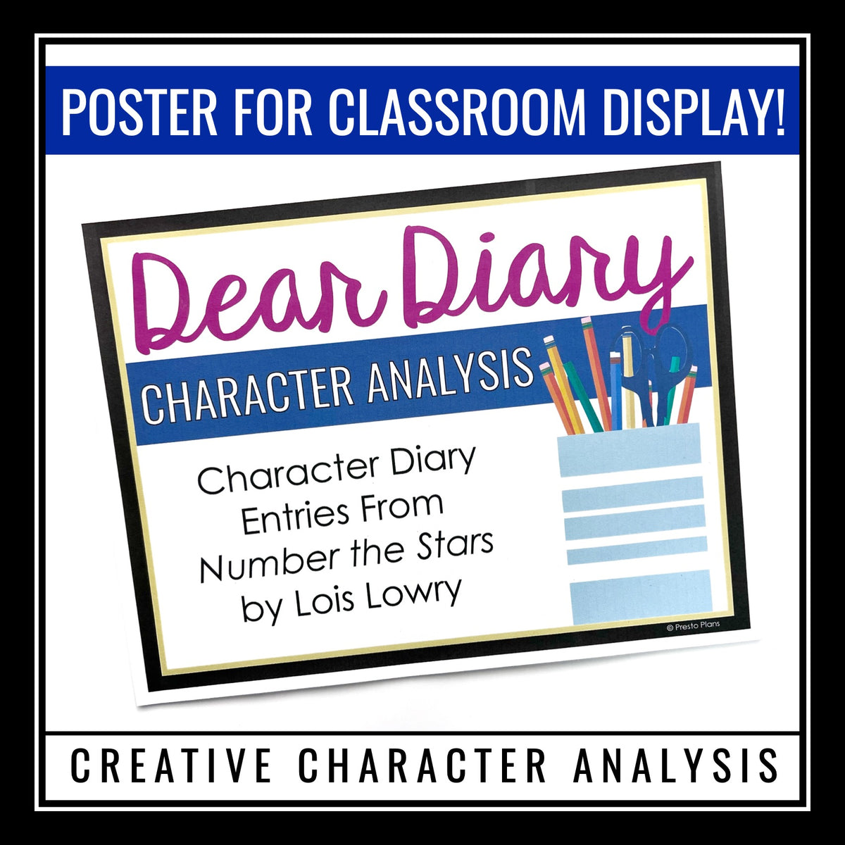Number the Stars Assignment - Character Diary Writing in Lois Lowry's ...