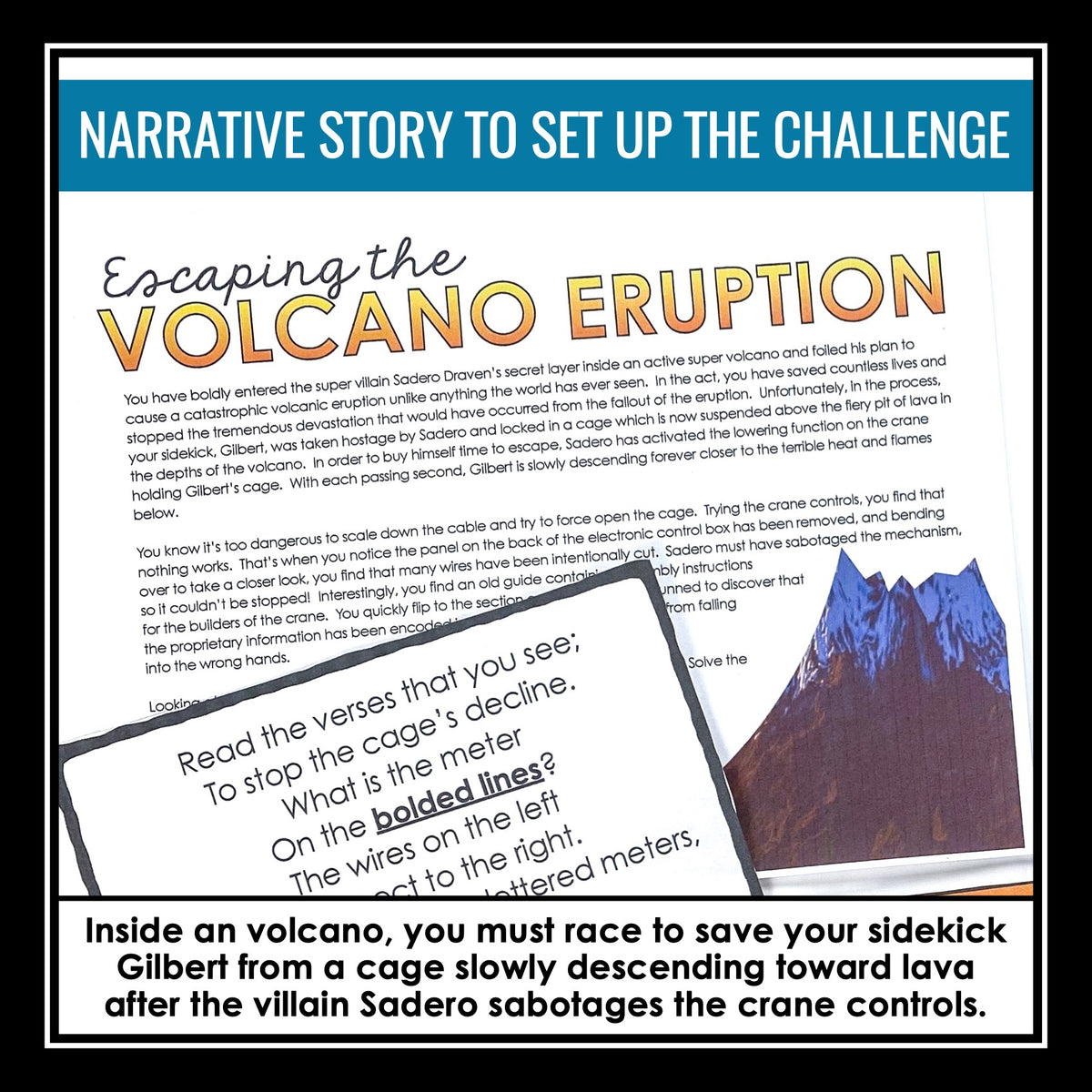 Poetry Meter and Rhythm Presentation & Poems Escape Room Reading Activ ...