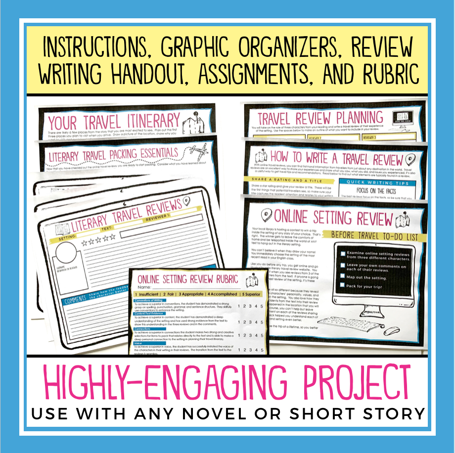 Setting Assignment - Write a Review - Novel or Short Story Book Report ...