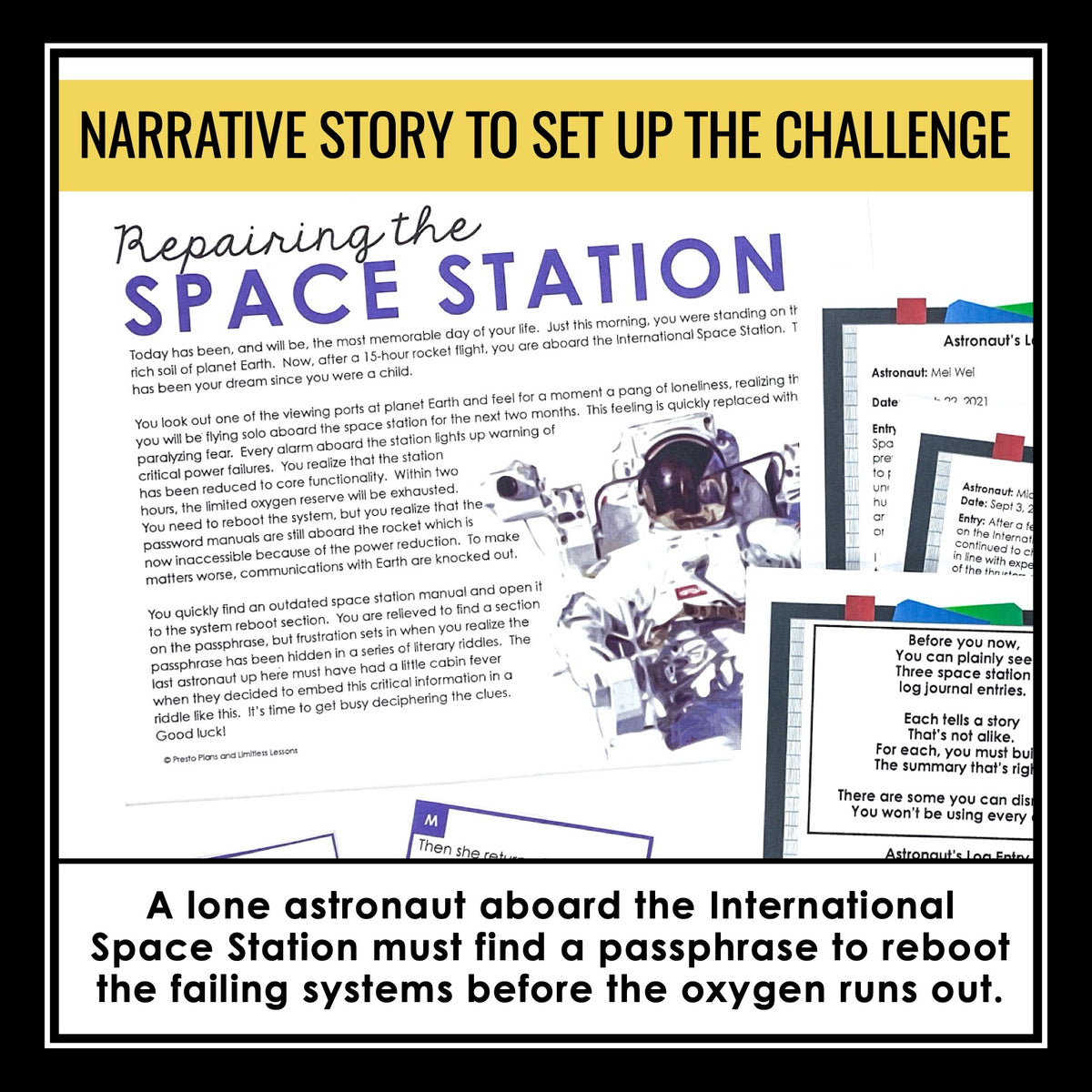 Summarizing a Text Presentation & Escape Room Reading Challenge Activi ...