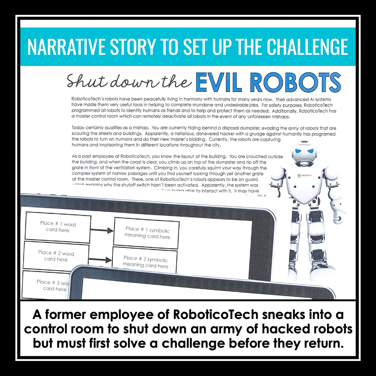 Symbolism Literary Devices Presentation & Escape Room Reading Activity ...