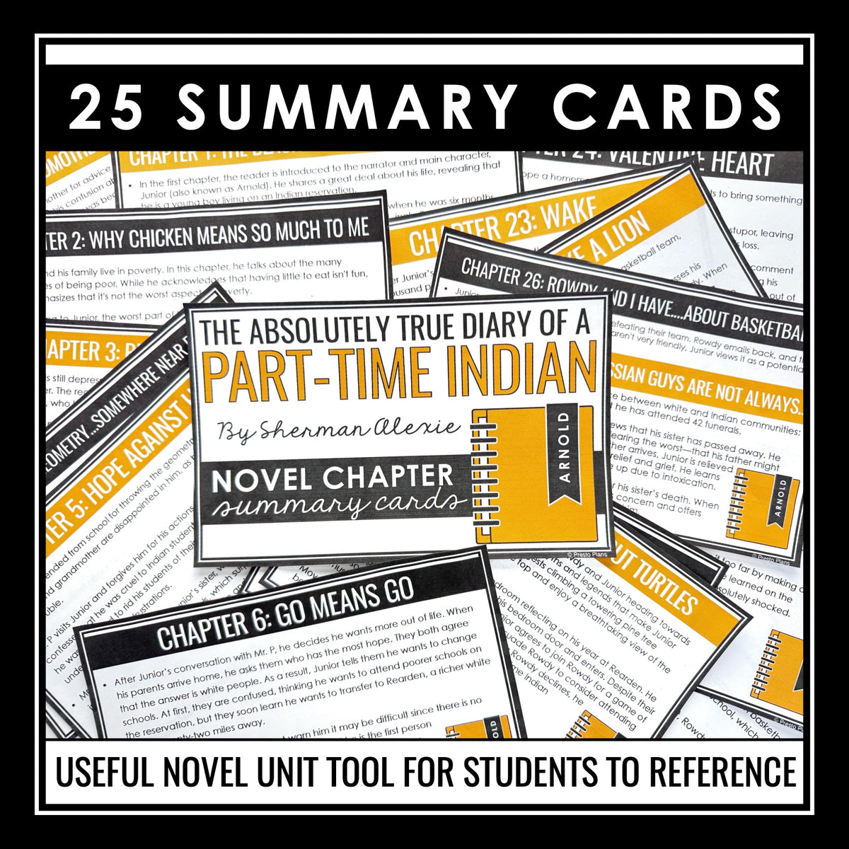 The Absolutely True Diary of a Part Time Indian - Novel Chapter Summar ...