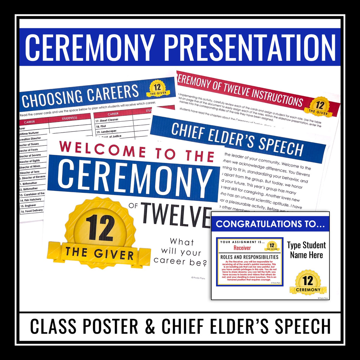 The Giver Ceremony of Twelve Activity - Novel Simulation of the Ceremo ...