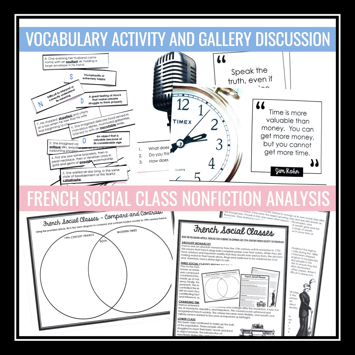 The Necklace by Guy De Maupassant Short Story Unit Presentation and Ac ...