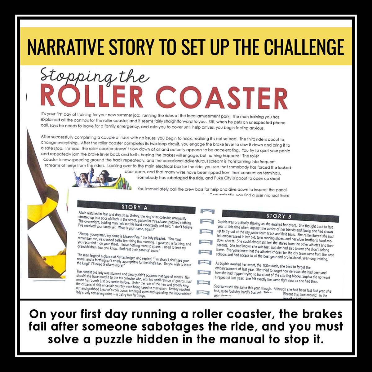 Theme as a Story Element in Fiction Presentation & Escape Room Reading ...