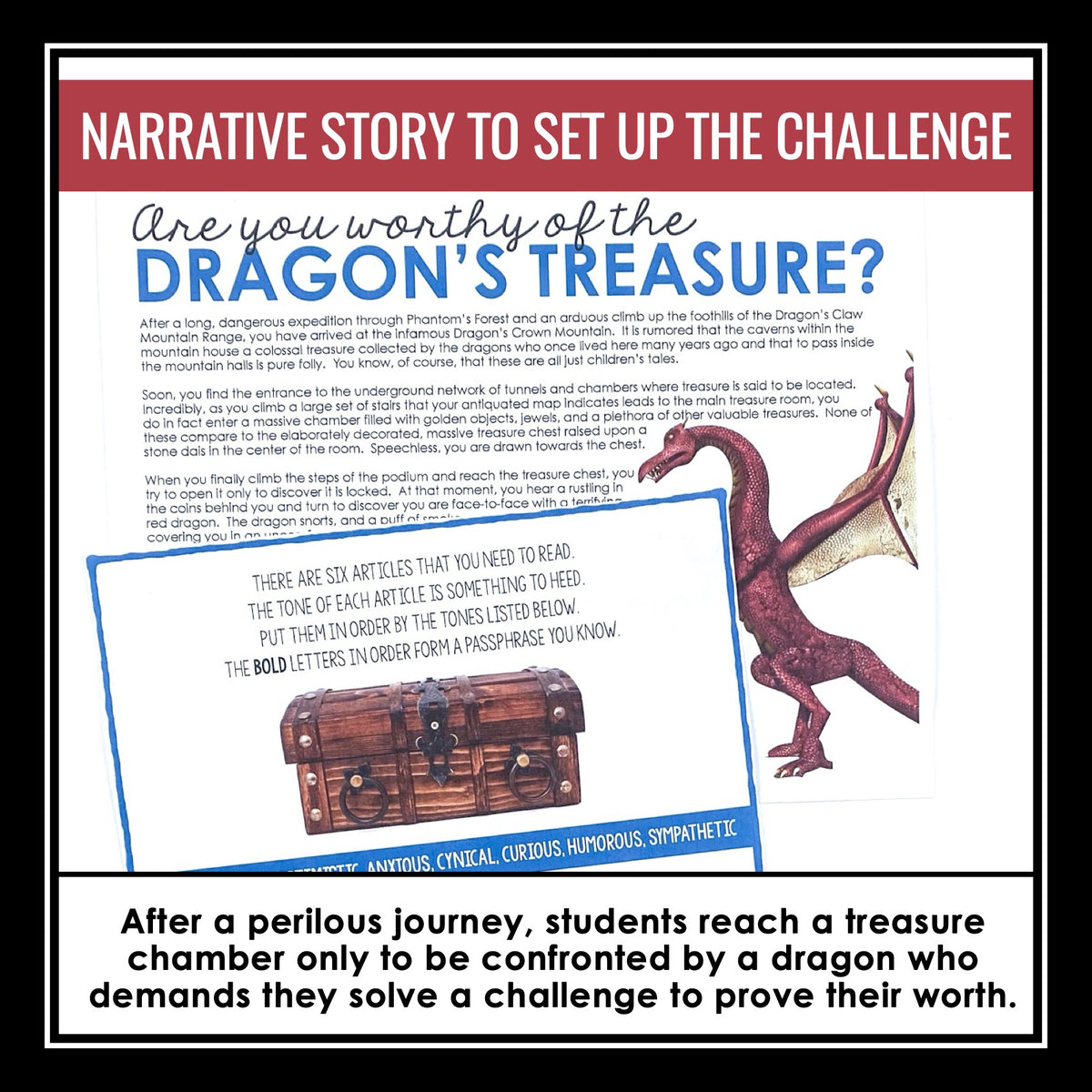 Tone as a Story Element in Fiction Presentation & Escape Room Reading ...