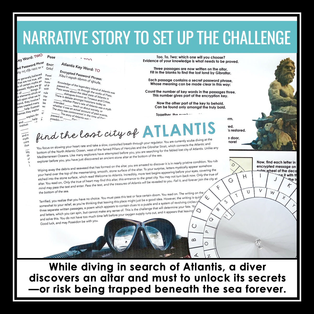 Too, To, Two Homophones Grammar Activity Escape Challenge, Slides, and ...