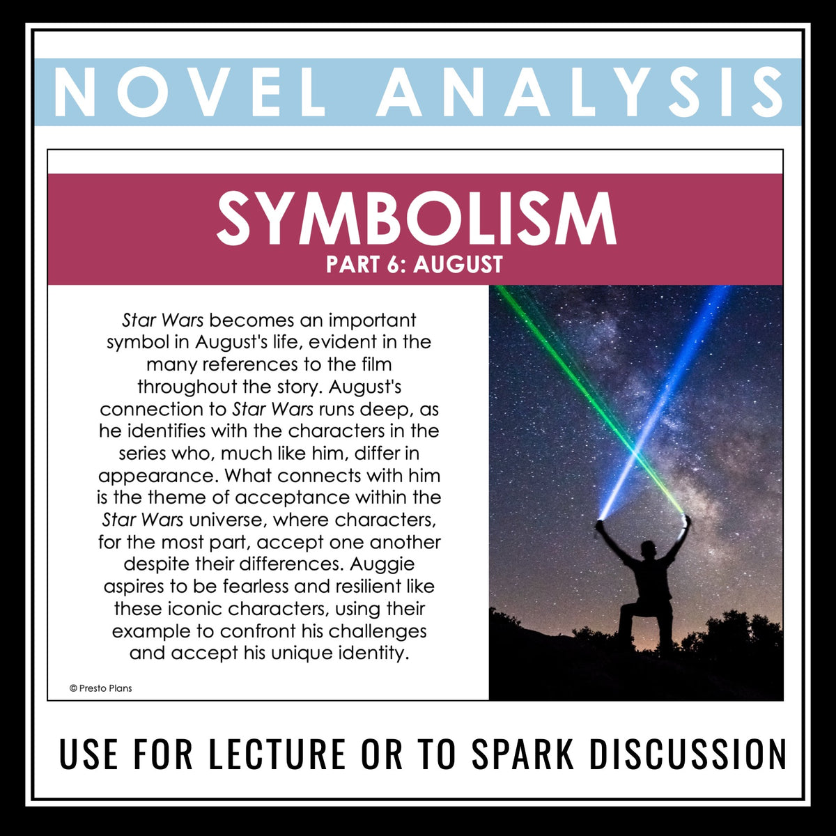 Wonder Analysis Notes - Presentation Analyzing Literary Devices - R.J ...