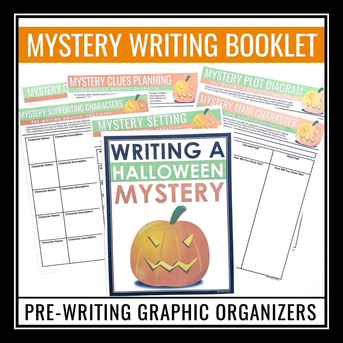 Halloween Writing Assignment - Writing a Mystery Halloween Narrative A ...