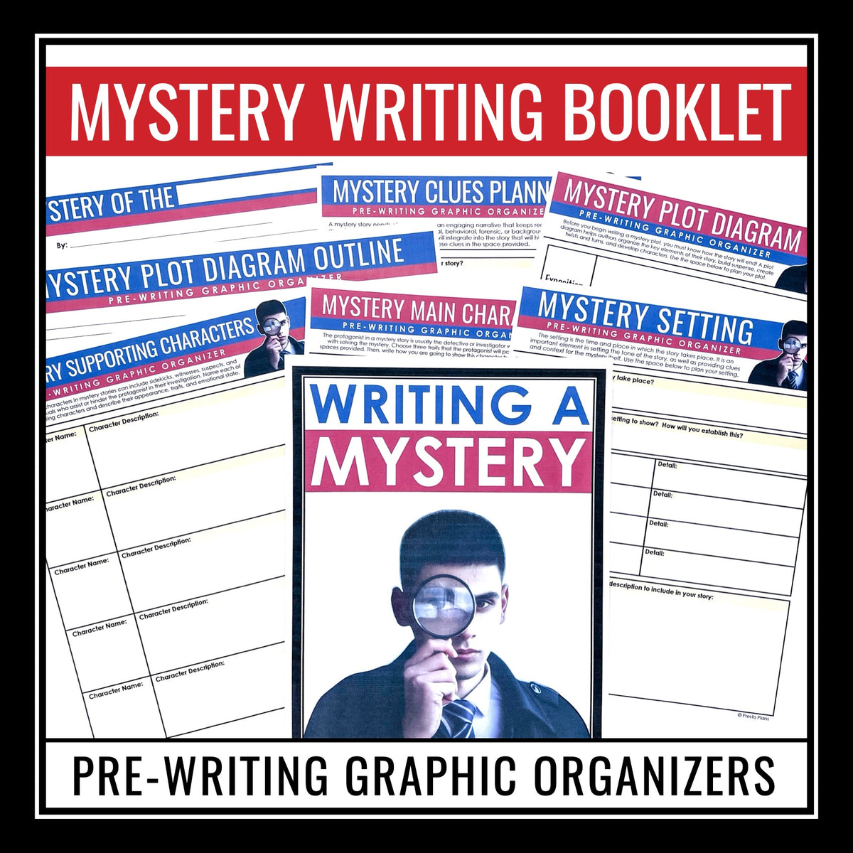 Writing a Mystery Story - Narrative Writing Presentation and Graphic O ...