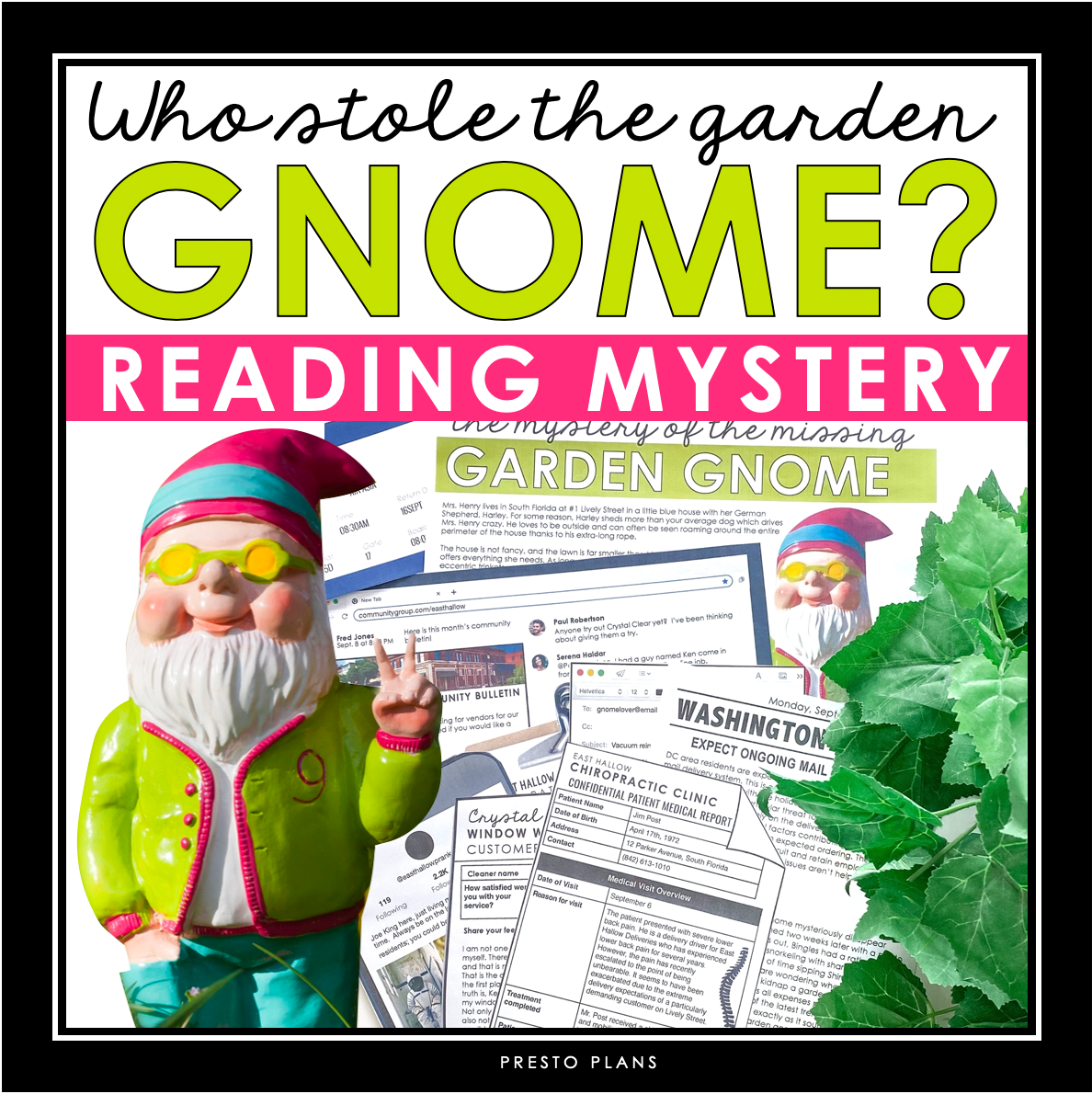 Close Reading Mystery Inference Text Evidence Activity - Who Stole the ...