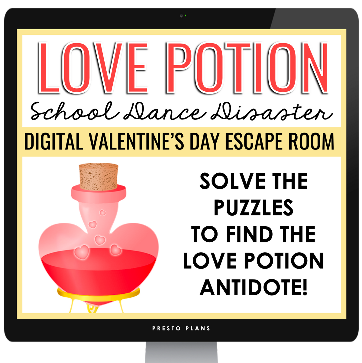Valentine's Day Escape Room Activity - Team Builder Breakout Game - Di ...