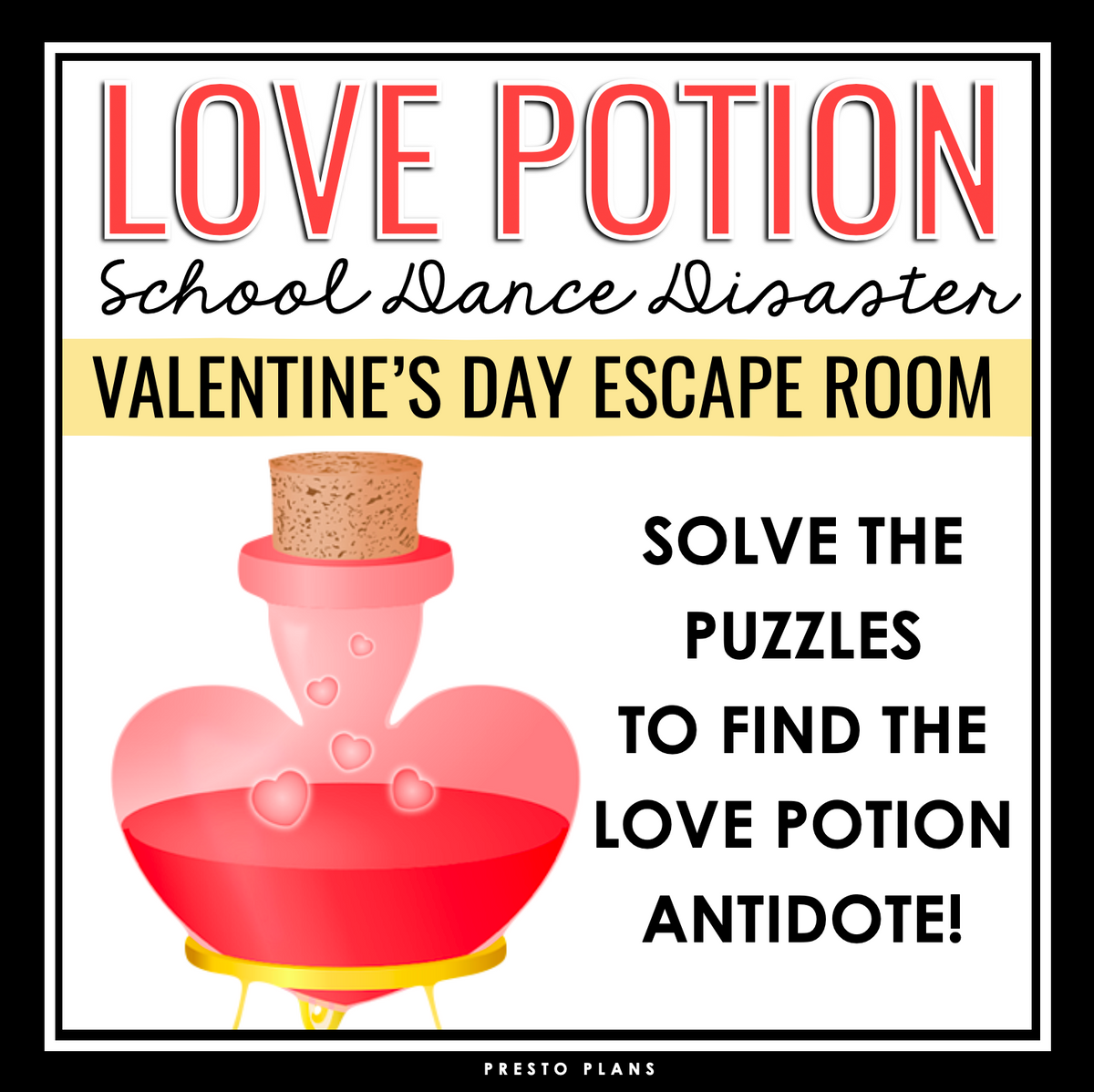 Valentine's Day Escape Room Activity - Team Builder Game Breakout - Lo ...