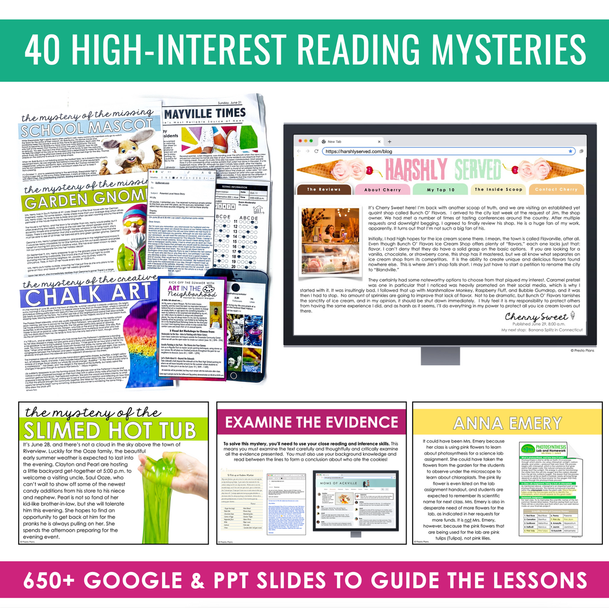 Reading Mysteries Program - Close Reading Inference Activities - Digit ...