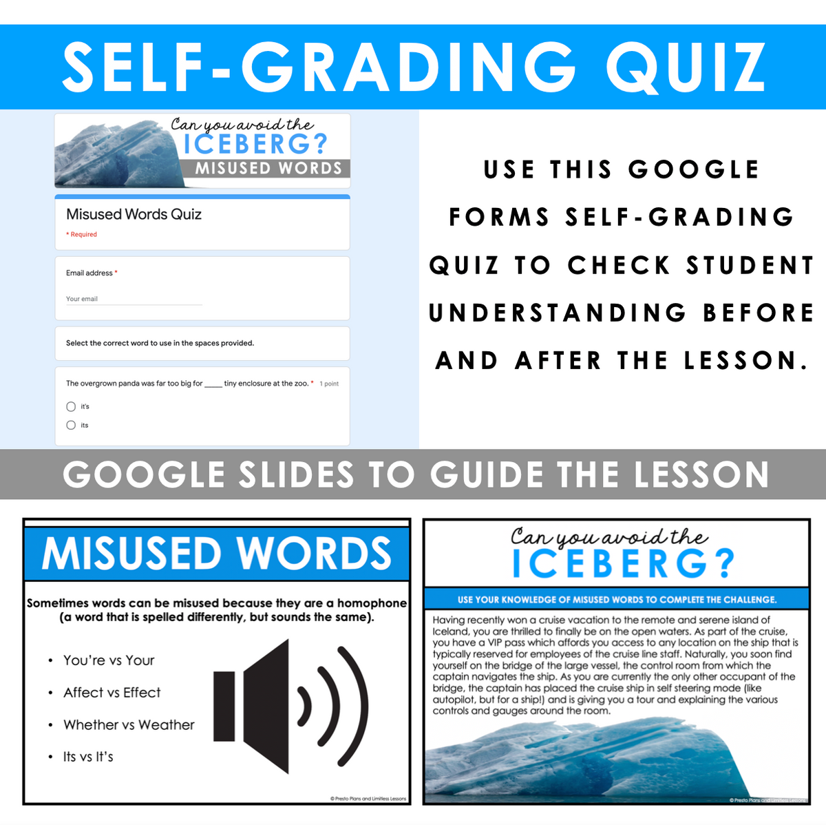 Commonly Confused Words Escape Room Digital Activity, Google Slides, a ...
