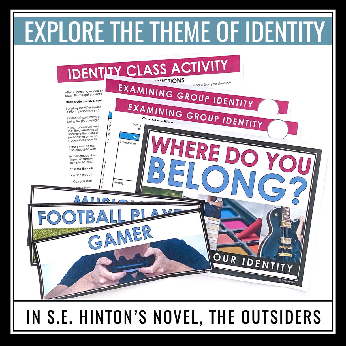 The Outsiders Activity - Analyzing the Theme of Identity in S.E. Hinto ...