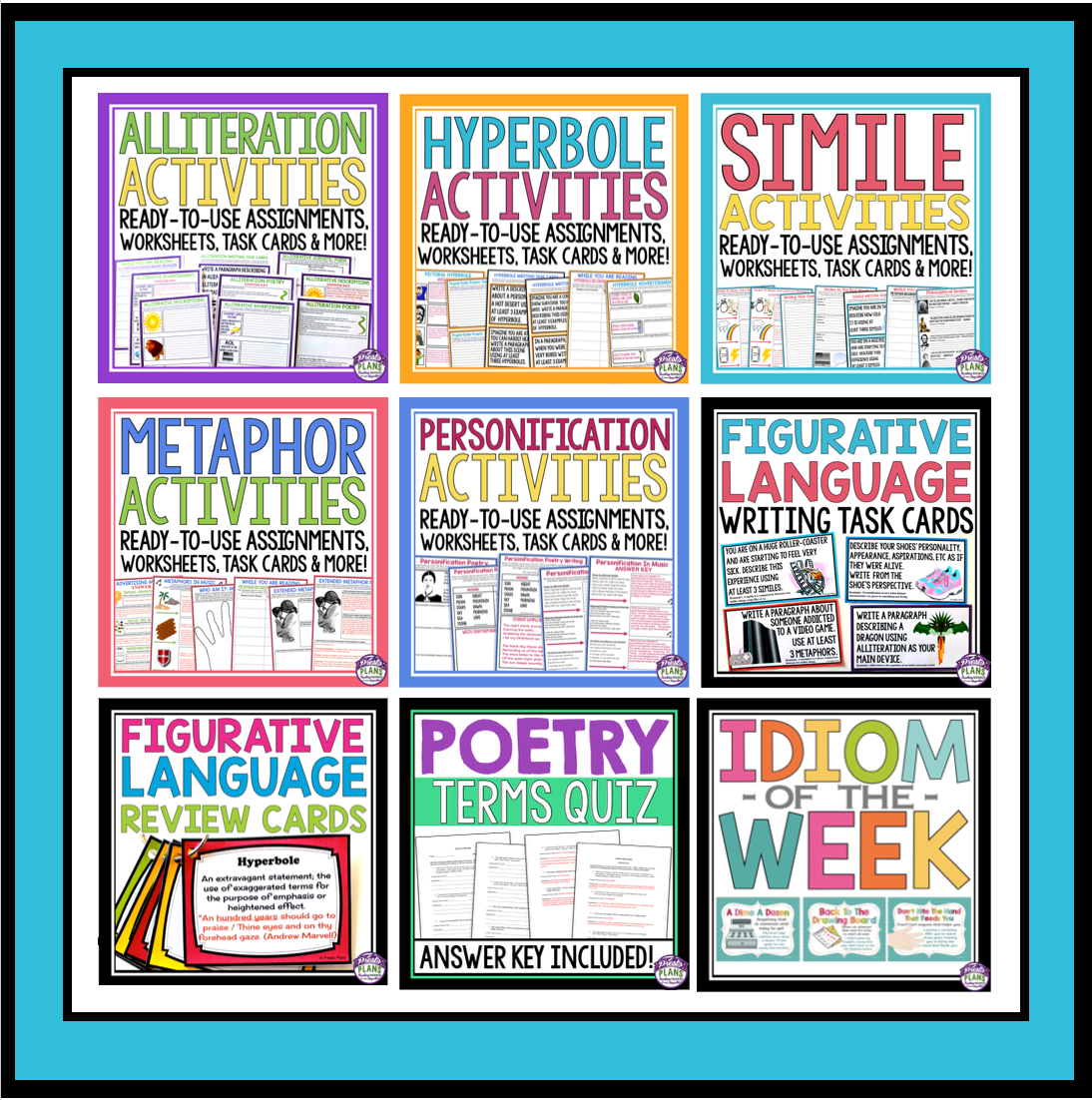 Figurative Language Printable Posters