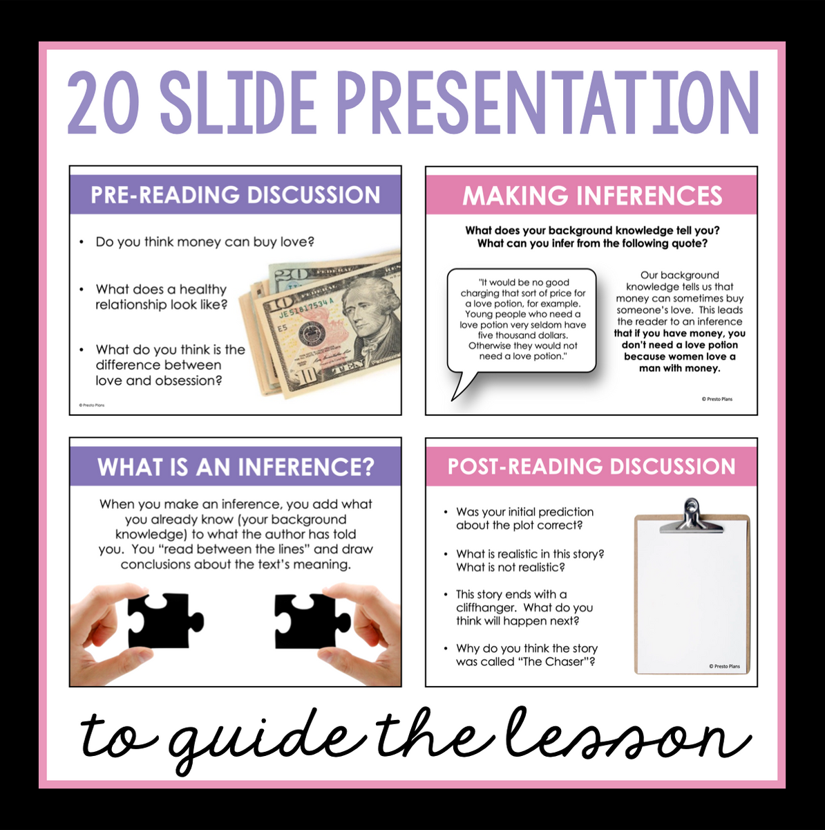 THE CHASER BY JOHN COLLIER – Presto Plans