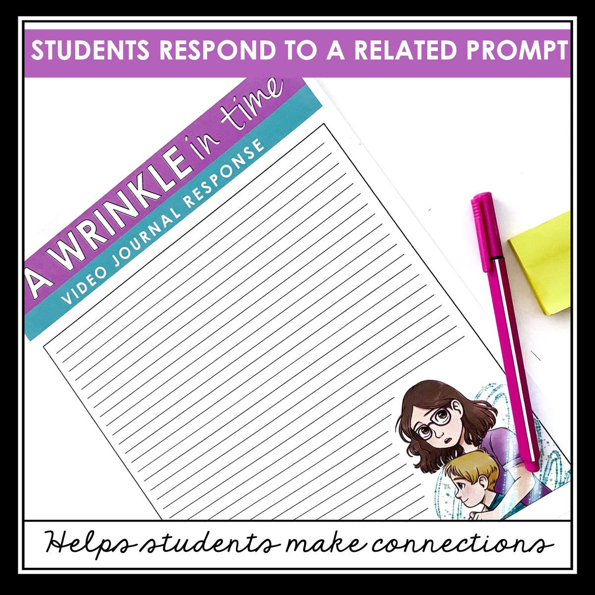 A Wrinkle in Time Writing Prompts - Video Clips and Journal Writing To ...
