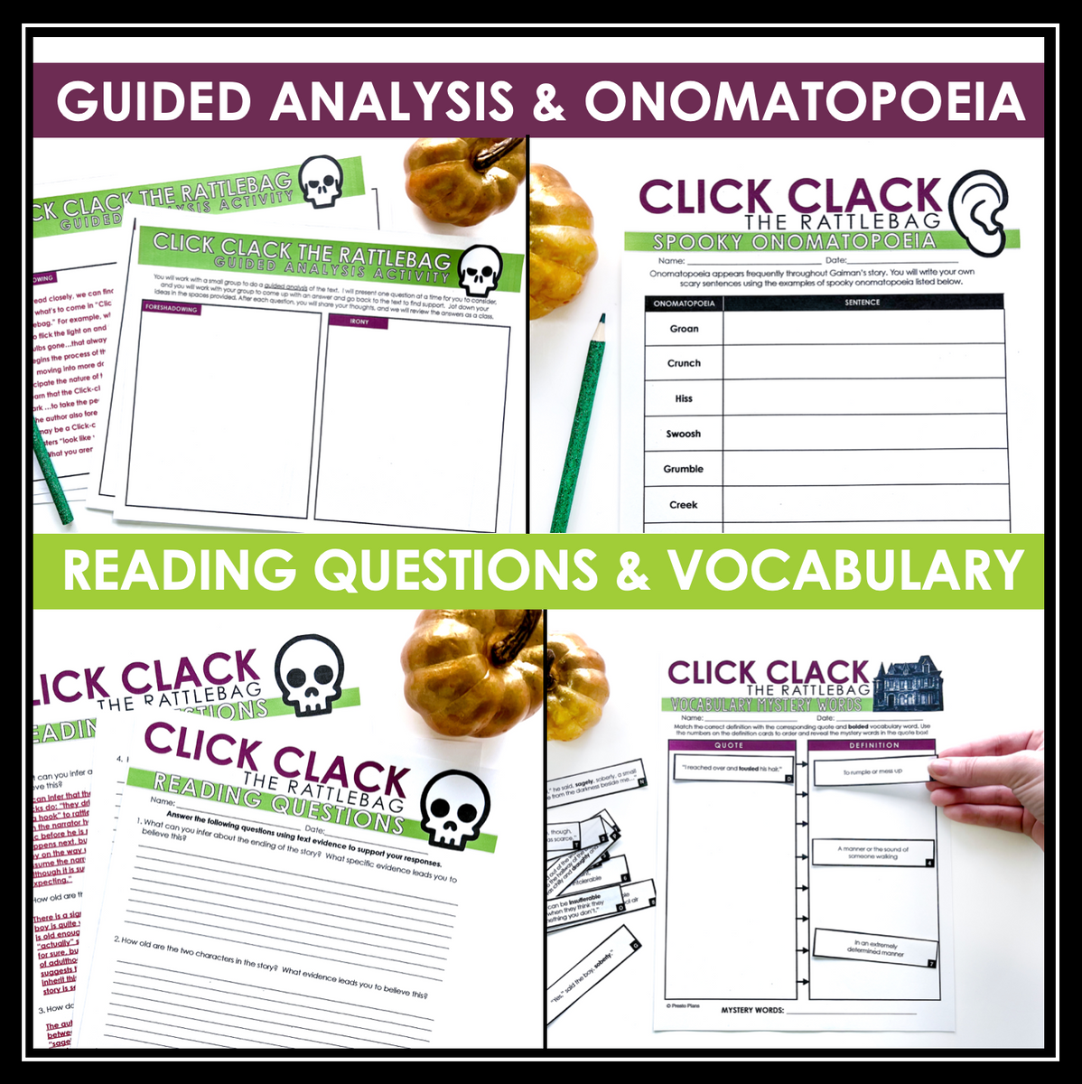 CLICK CLACK THE RATTLEBAG BY NEIL GAIMAN – Presto Plans